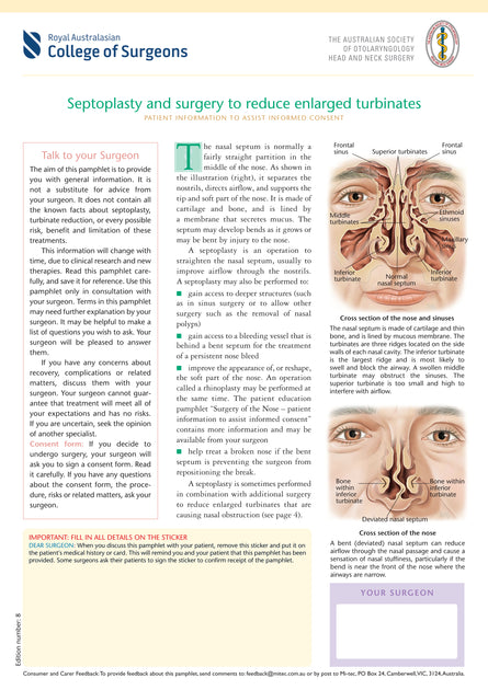 Septoplasty and Surgery to Reduce Enlarged Turbinates – Mi-tec Medical ...