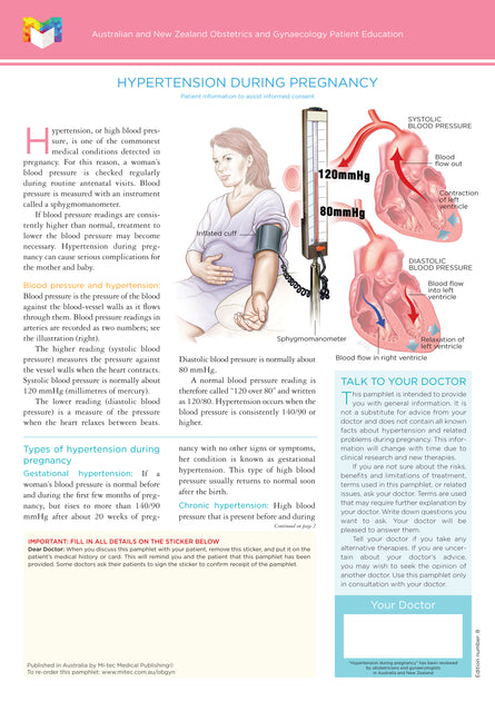 Hypertension During Pregnancy – Mi-tec Medical Publishing