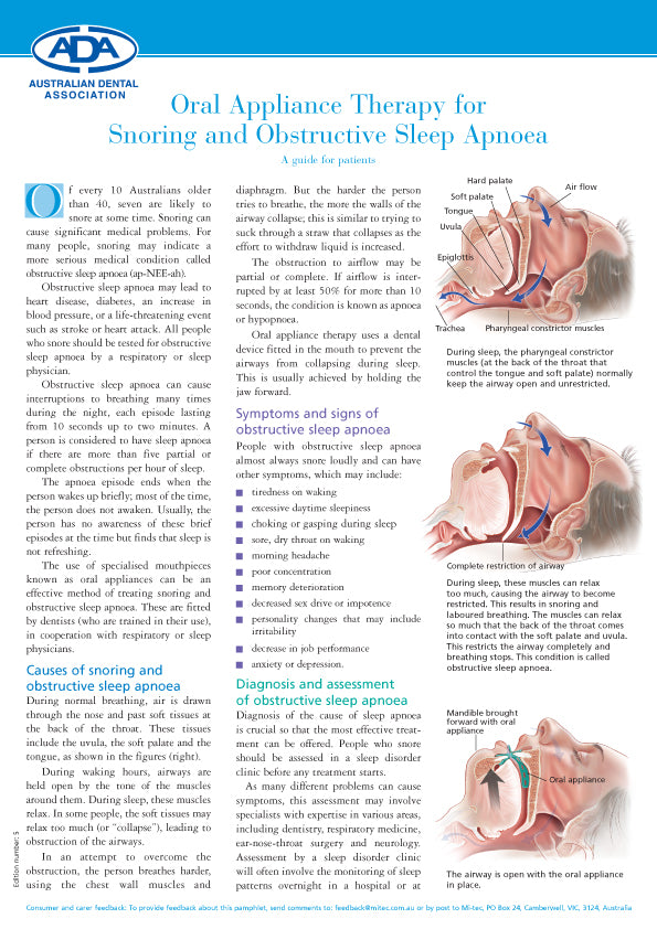 ADA Patient Education Pamphlets for Dentists | Mi-tec Medical Publishing