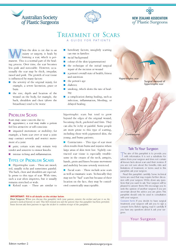 Treatment of Scars – Mi-tec Medical Publishing