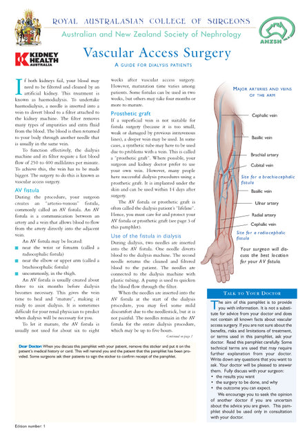 Vascular Access Surgery – Mi-tec Medical Publishing